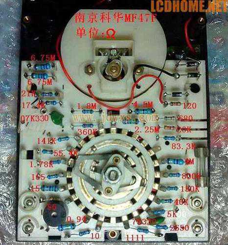 MF47型万用表维修电路 - 创意DIY 数码之家