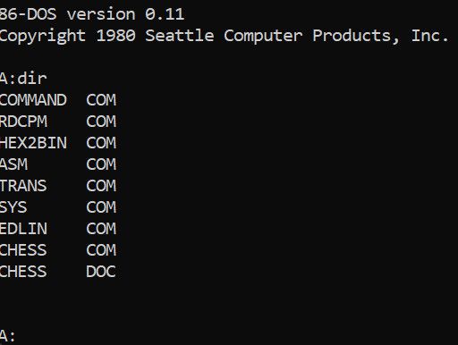 微软DOS和Windows的祖先86-DOS被上传到Internet Archive - 电脑软硬派 数码之家